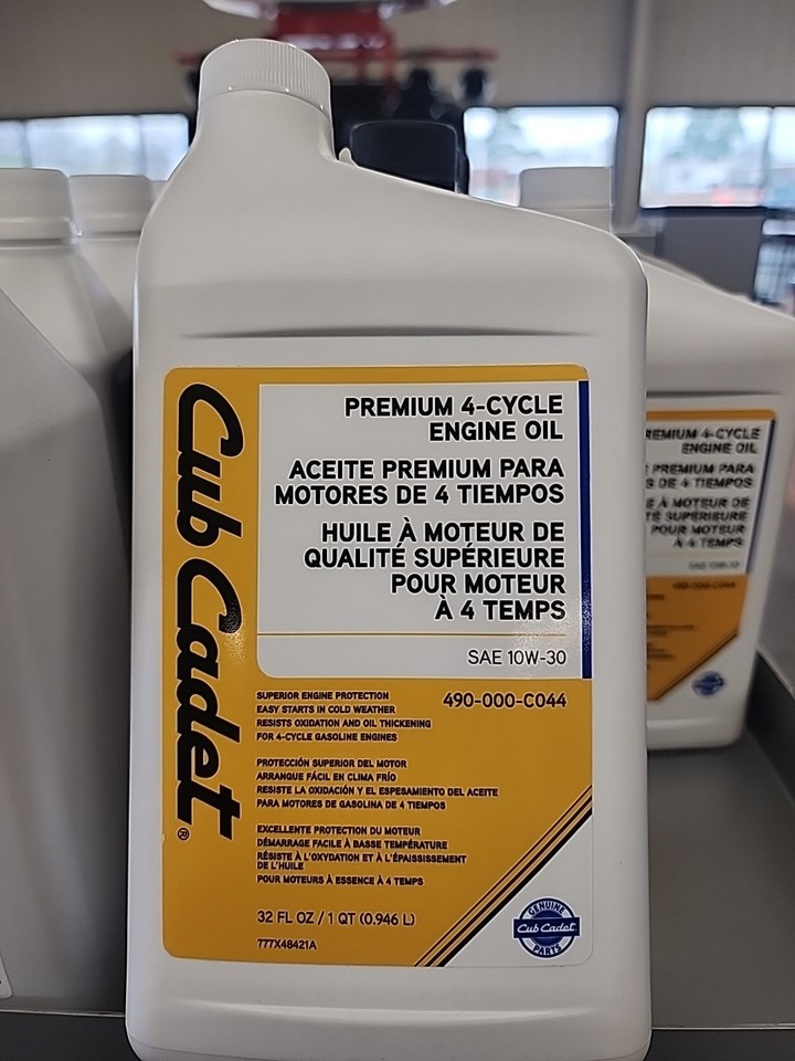 OEM CUB CADET 490-000-C044 PREMIUM 4-CYCLE ENGINE OIL 10W-30 | eBay