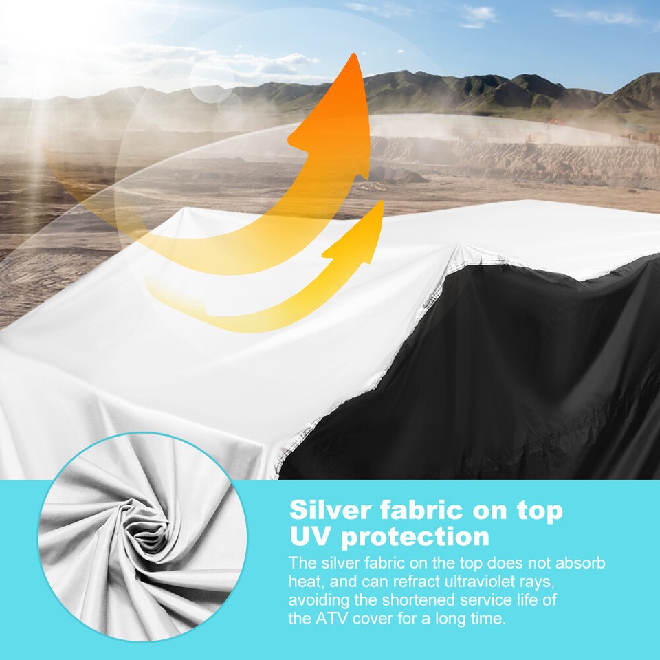 3XL Waterproof ATV Cover All Weather Rain Snow Dustproof UV Protection ...