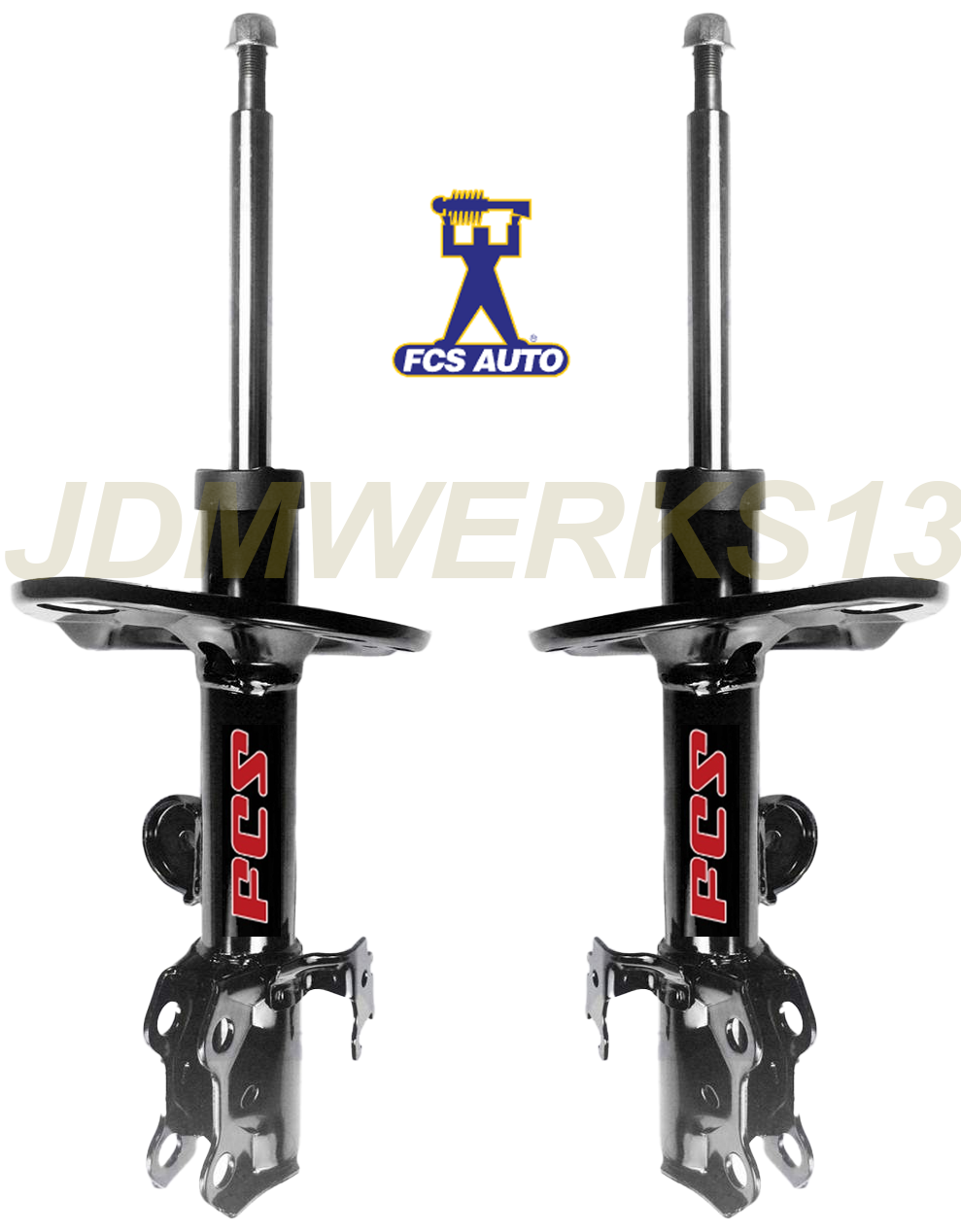 FCS 2 FRONT STRUTS FITS SUBARU 13 2013 XV CROSSTREK & FORESTER 14 15 16 ...