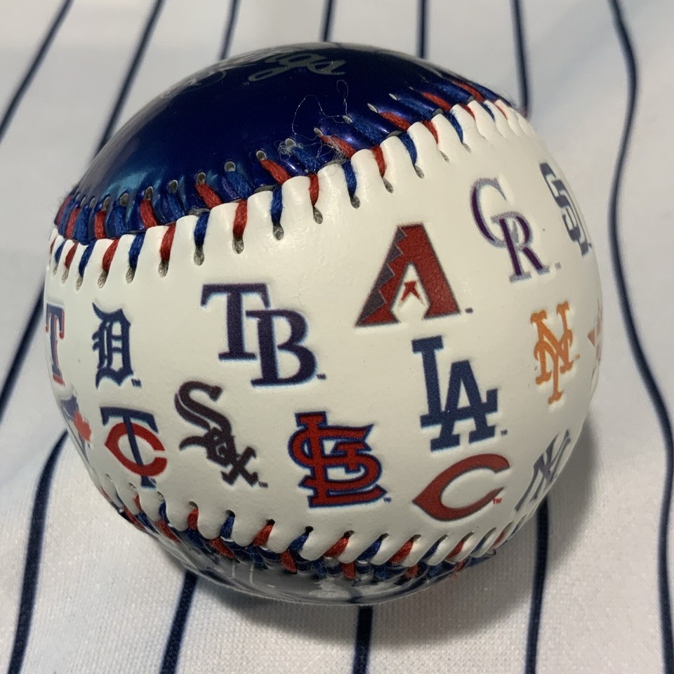 2016 Embroidered MLB Logo Team Logos Embossed Rawlings Souvenir ...