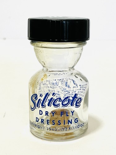 Vintage Silcote Dry Fly Dressing Empty Bottle | eBay