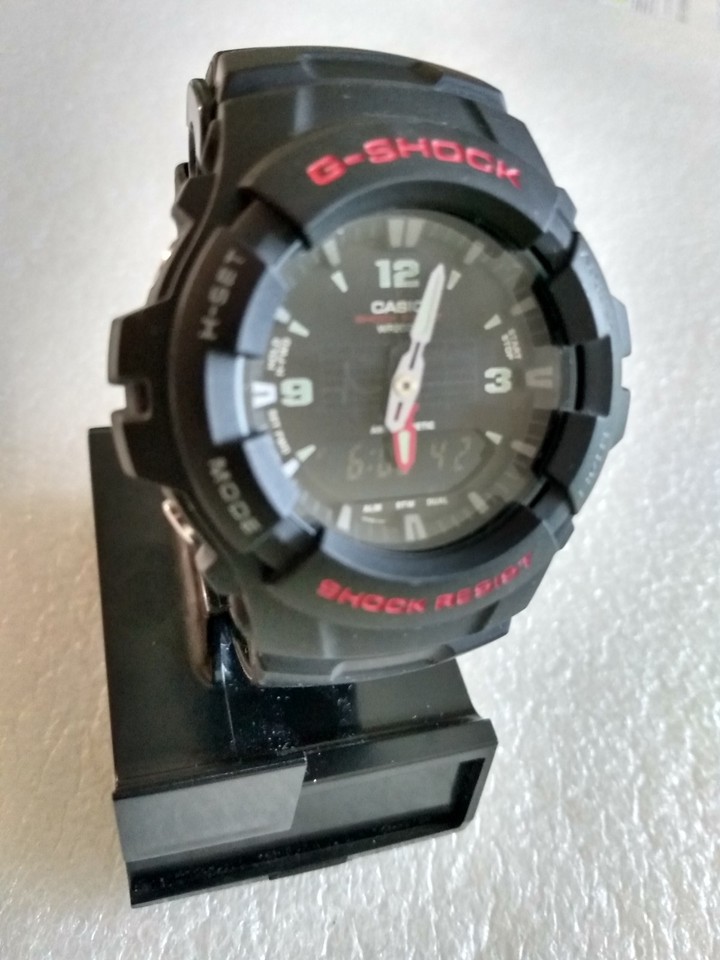 Casio G-Shock Watch 5158G-100 Water Resist 200M Black Analog/Digital ...