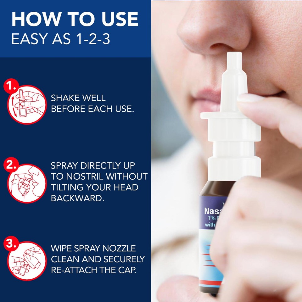Iodine Nasal Spray - Nose Spray for Humans - Cleanses & Refreshes Nasal ...