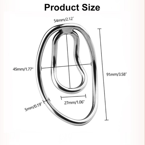 Stainless Steel Protect Clip Sissy Male Metal Chastity Training Clip ...