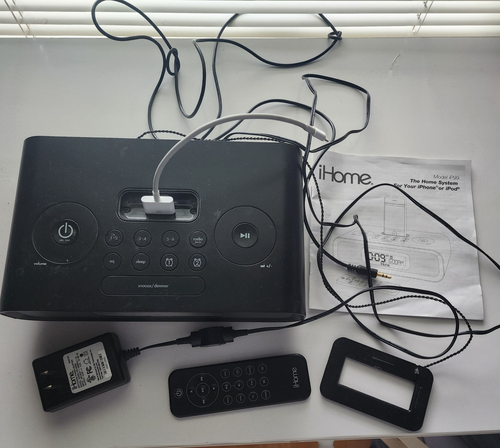iHome Dock Station Model IP99B Clock Radio With Alarm Power Supply For ...