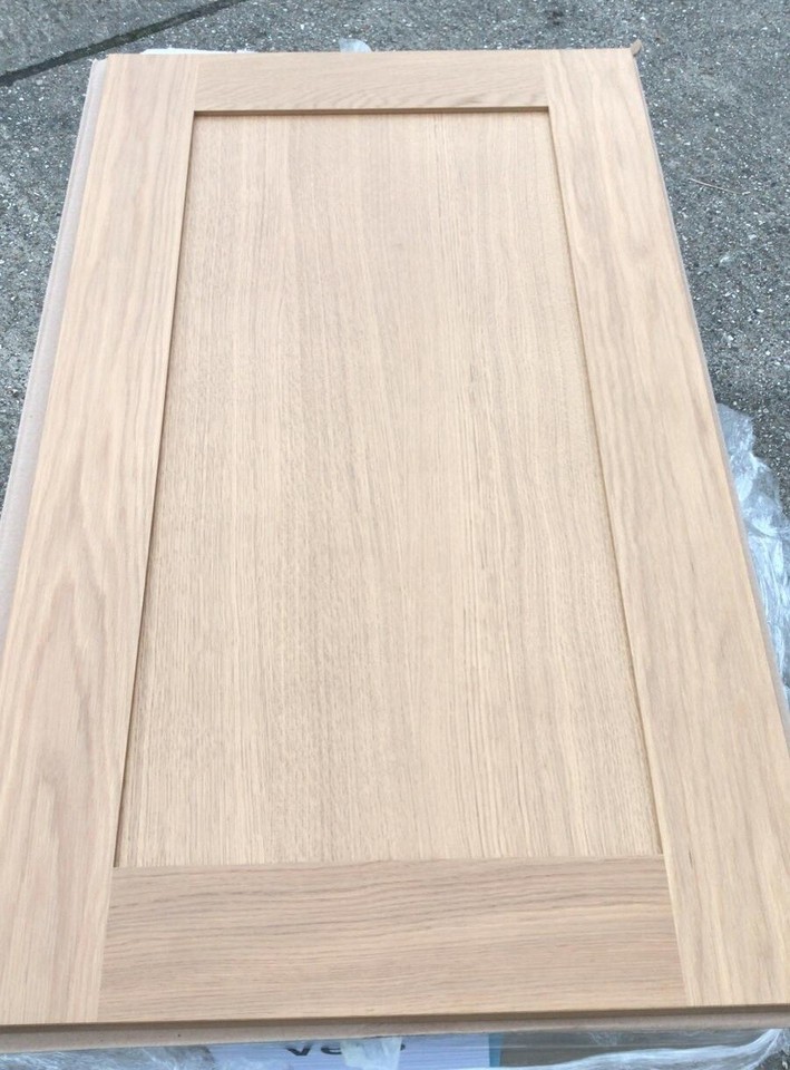 HPP Drawer Fronts larder doors clad on panels ALL SIZES VERTO SOLID OAK ...