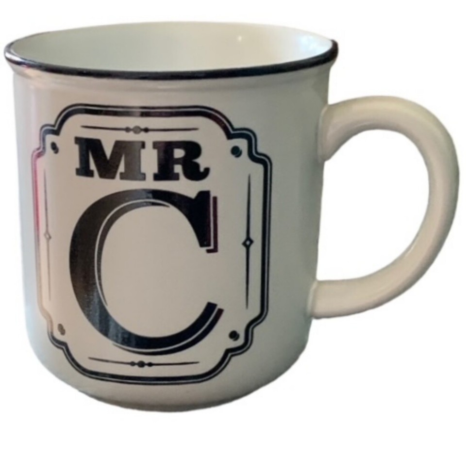 Alphabet Mug Mr / Mrs / Miss Men's Women's Gift Mug Birthday ...