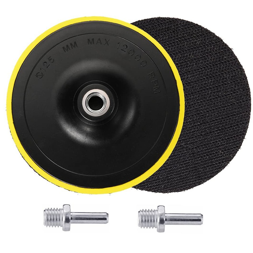 6 Inch Hook and Loop Buffing Pad for Sanding Discs, Rotary Backing Pad ...