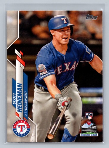 2020 Topps #437 Scott Heineman Texas Rangers Rookie | eBay