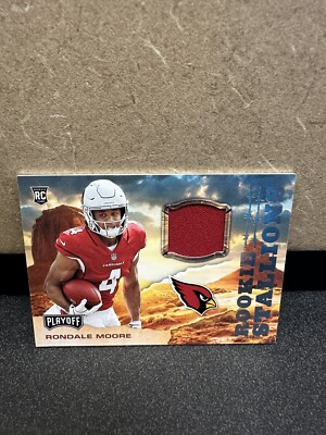 Rondale Moore 2021 Panini Playoff Rookie Stallions RC Jersey Relic #RS ...