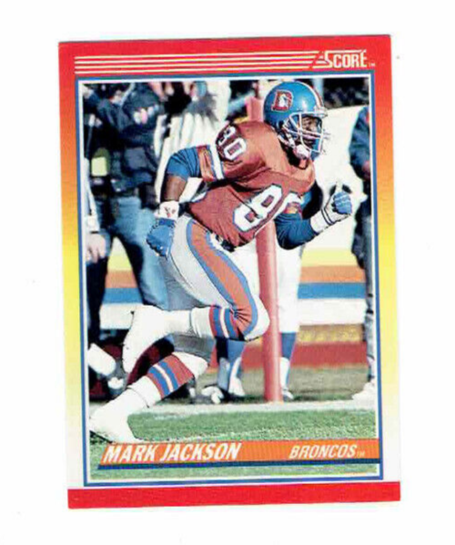Mark Jackson Denver Broncos #80 WR #240 Score 1990 Football Card | eBay