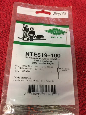 NTE519-100 SI GENERAL PURPOSE RECTIFIER FAST SWITCHING 100V 10,A | eBay