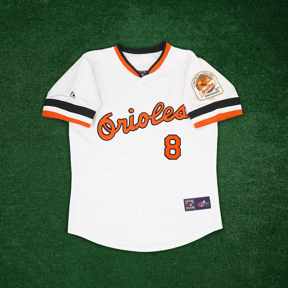 Cal Ripken Jr. 1984 Baltimore Orioles Men's Cooperstown 30th Home White ...
