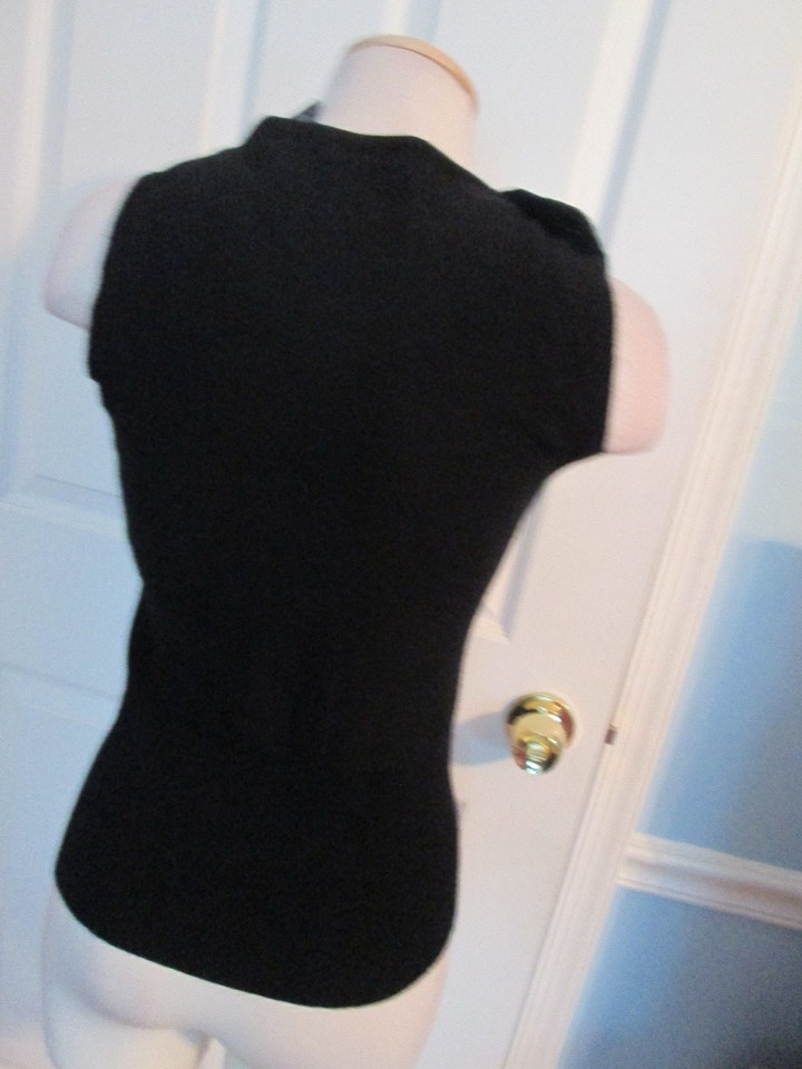 moda international ruffle mesh unique looking top s #533 | eBay