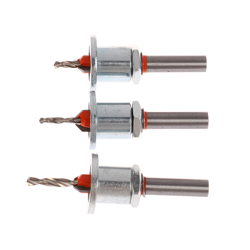 Adjustable Countersink Woodworking Router Core Limiter Alloy Drill Bits ...