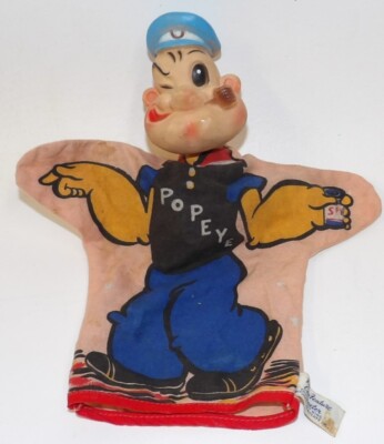 Vintage Gund Cloth Hand Puppet - Pop Eye the Sailor Man | eBay