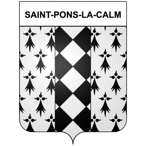 Saint-Pons-la-Calm 30 ville Stickers blason autocollant adhésif | eBay
