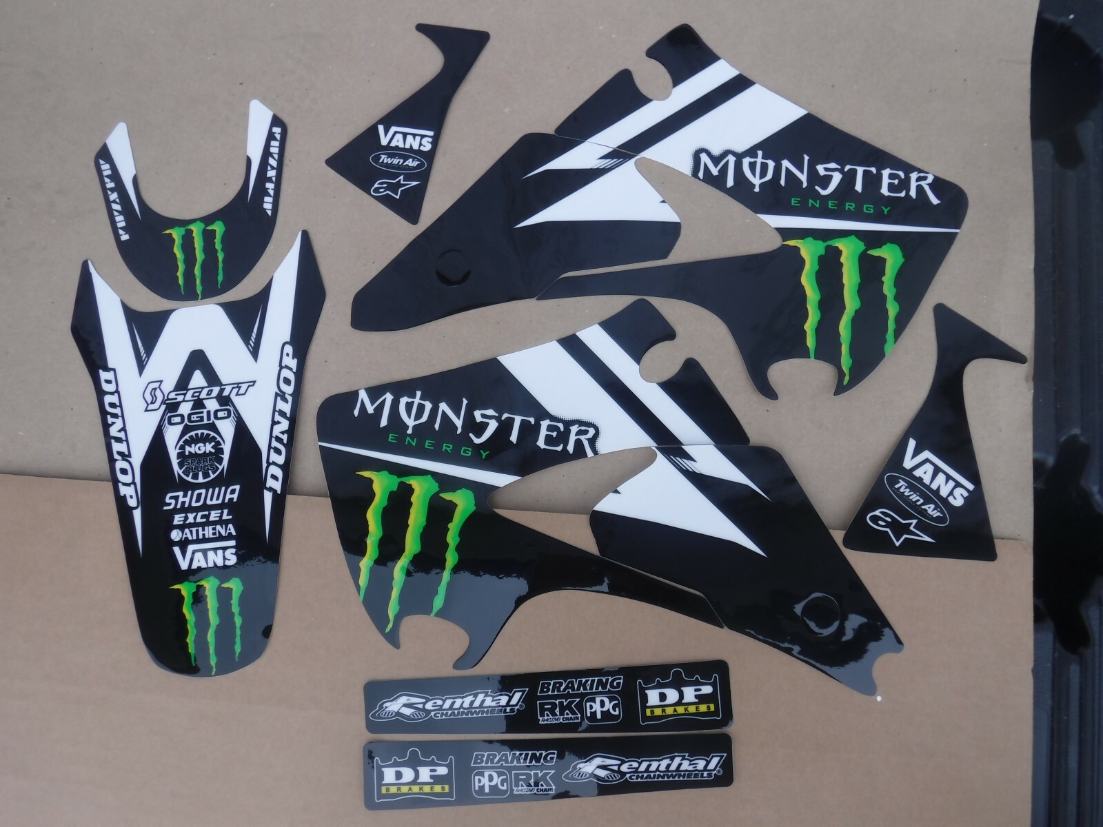 PRO TEAM KAWASAKI GRAPHICS KX125 KX250 2003 2004 2005 2006 2007 | eBay