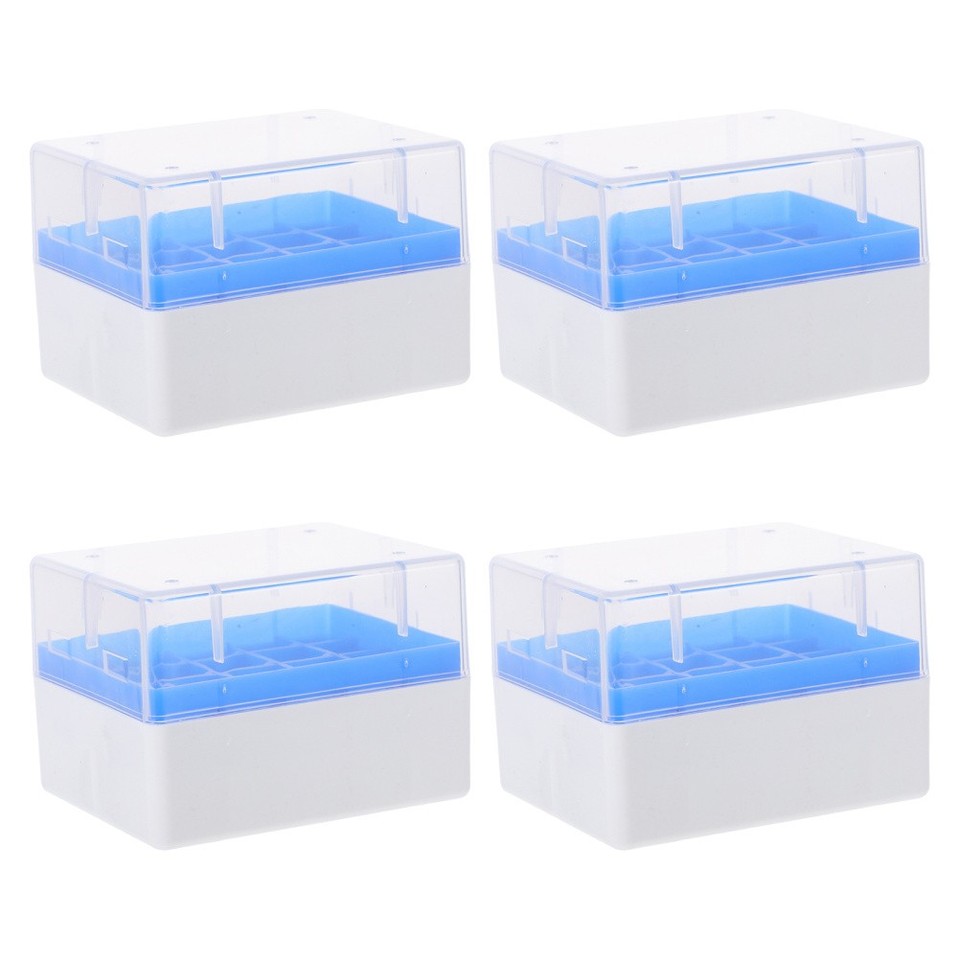 4 Pcs Freezing Sample Tubes Box Medical Researchers Rack Freezer ...