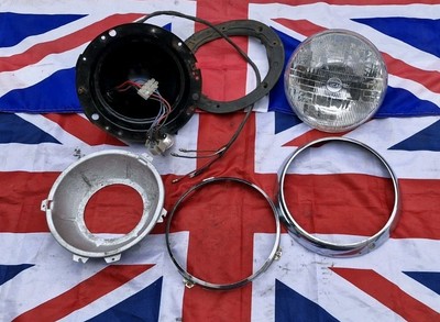 Classic mini, austin mini, Original Lucas 7" headlight, complete with ...