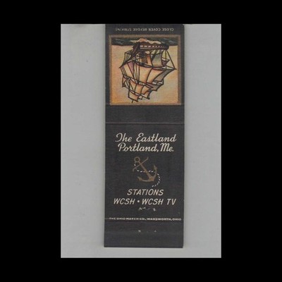 Matchbook Cover Radio & TV Station WCSH TV Portland ME | eBay