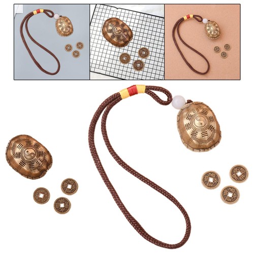 Turtle Shell Figurine Good Luck Creative Turtle Shell Pendant for Women ...