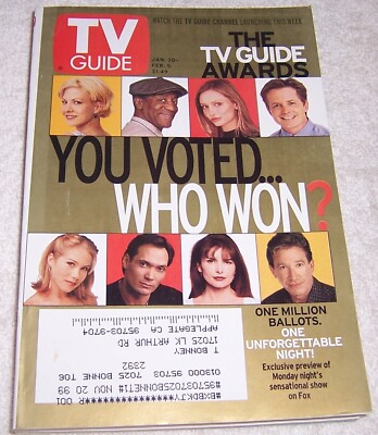 TV Guide Magazine January 30-February 5, 1999 TV Guide Awards | eBay