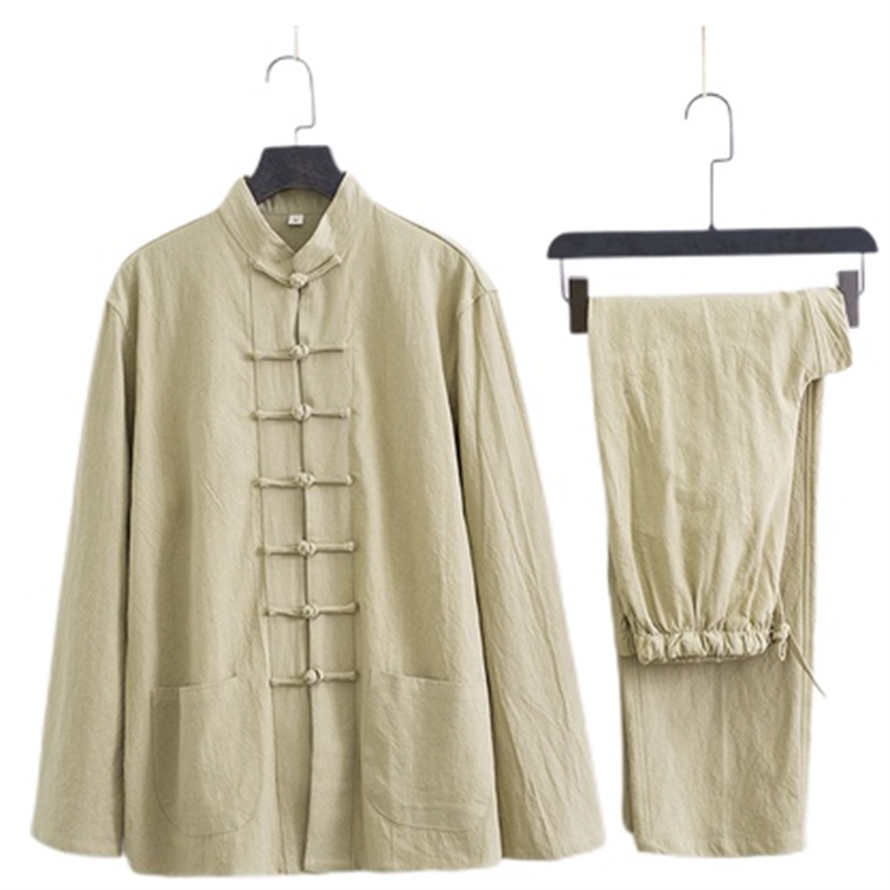 Casual Tang Clothes Tai Chi Uniform Wing Chun Kung fu Suit Soft Cotton ...