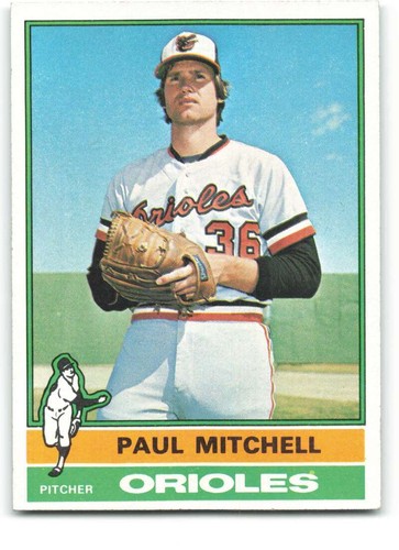 1976 Topps #393 Paul Mitchell NM+ RC Rookie Orioles ID:345870 | eBay