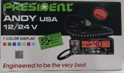 PRESIDENT ANDY Compact AM CB Radio - AS IS | eBay