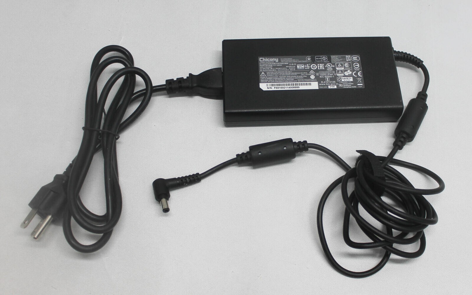 Chicony A17-180P4A-B Ac Adapter 19.5V 9.23A 180W Gigabyte G5 Series ...