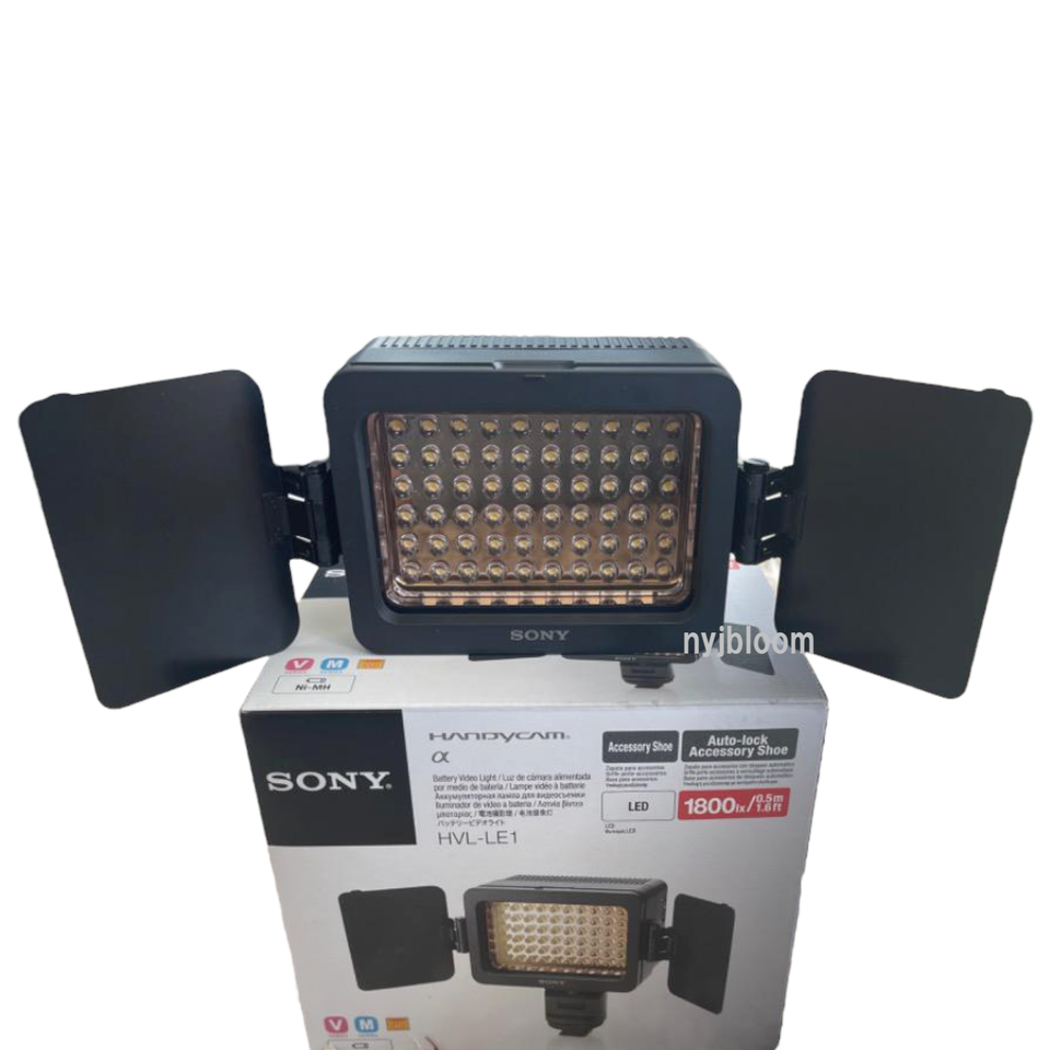 New SONY HVL-LE1 LED Video Light for Handycam Camcorder HVL - LE 1 | eBay