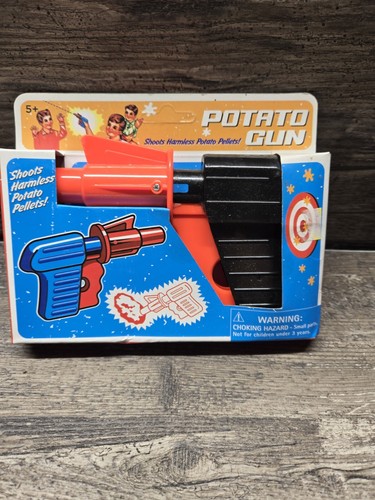 1 NEW POTATO GUN CLASSIC KIDS TOY PISTOL POTATOE SPUD LAUNCHER GUNS GAG ...