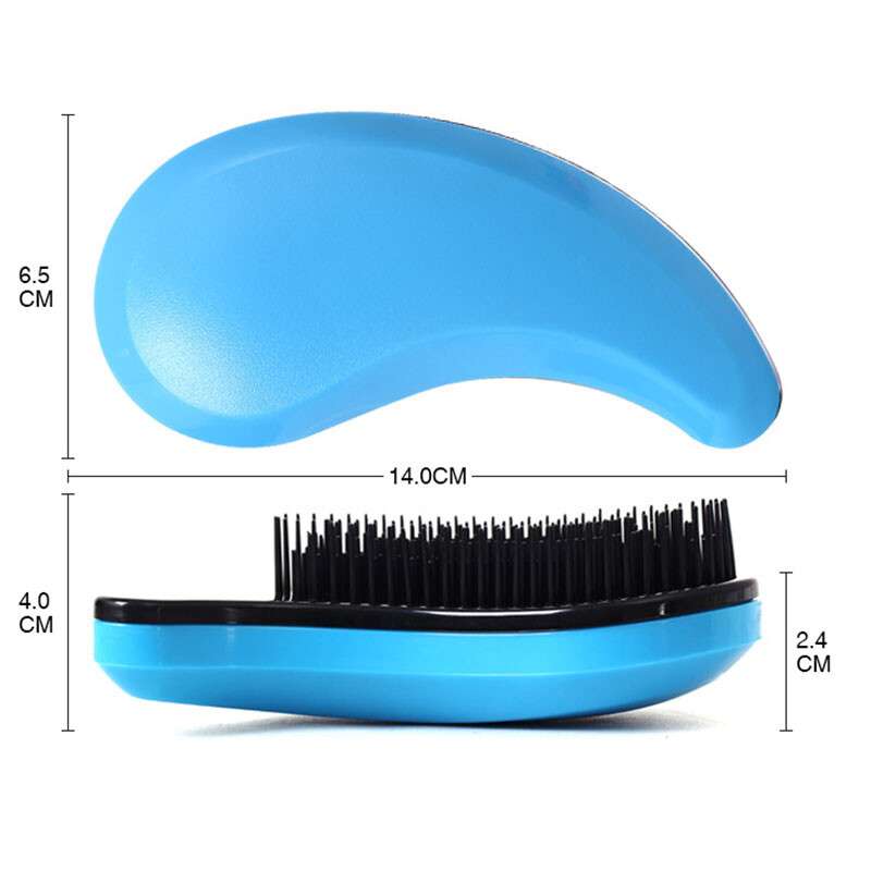 Head Calp Massager Hair Comb Hair Care Shower Comb Massage Comb Plastic ...