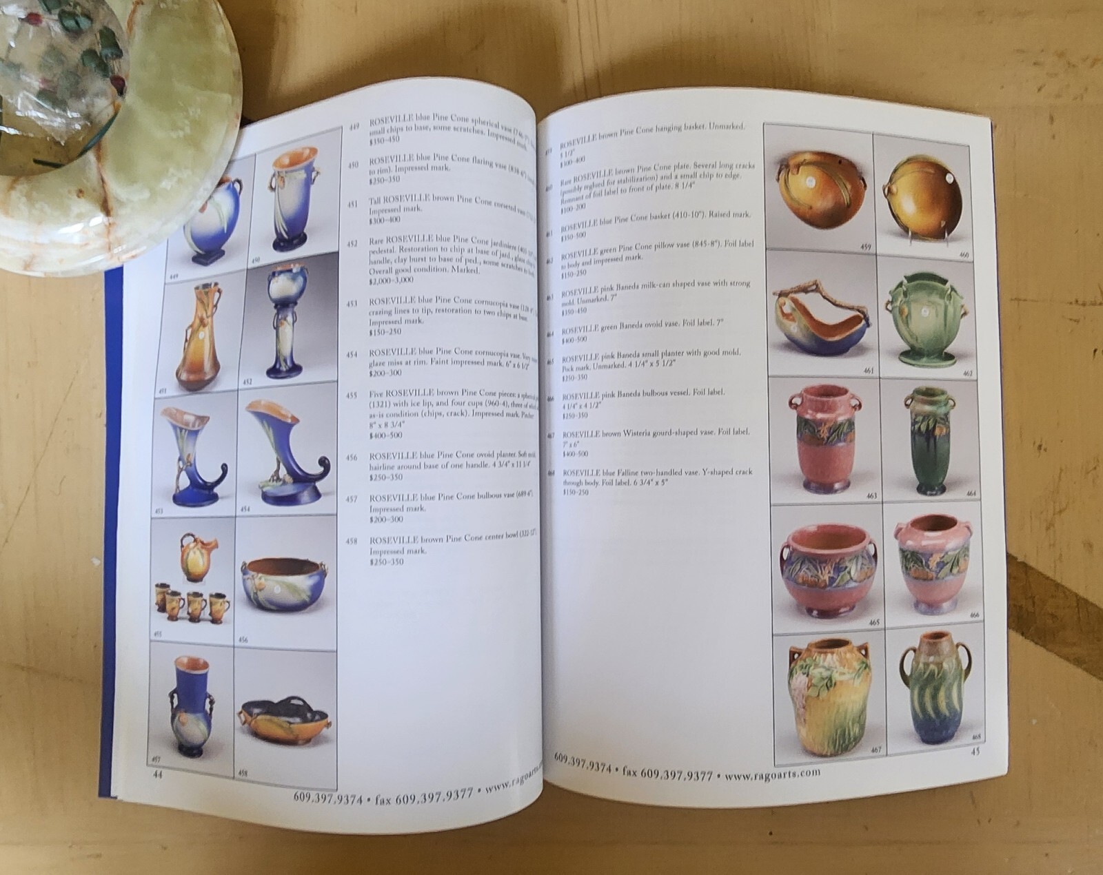 Rago // Roseville Zanesville Pottery Vintage Fiestaware Auction Catalog ...
