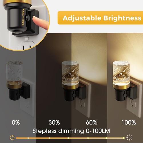 L LOHAS LED Night Light, Dimmable Lights Plug into Wall, clear | eBay