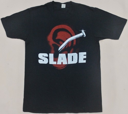 RARE VINTAGE 80s 1982 SLADE 50/50 GLAM ROCK TOUR CONCERT PROMO T-SHIRT ...