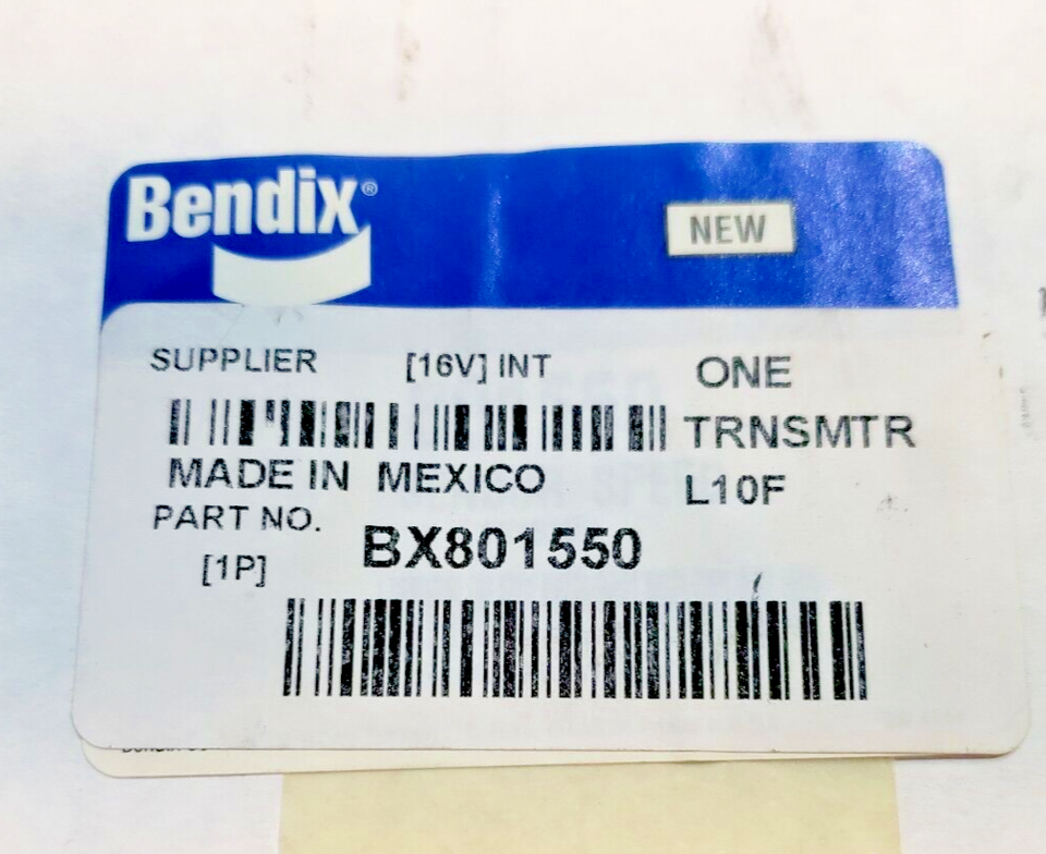 OEM Bendix BX801550 / 801550 TRANSMITTER SPEED SENSOR (Brand New) | eBay