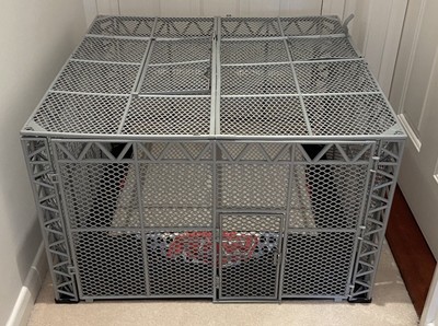 WWE Real Scale Hell in a Cell & wrestling ring play set - Jakks - 99% ...