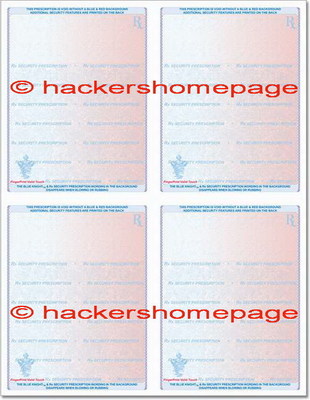 Prescription Paper Doctor Hospital Clinic Medical 1 Sheet 4 ...