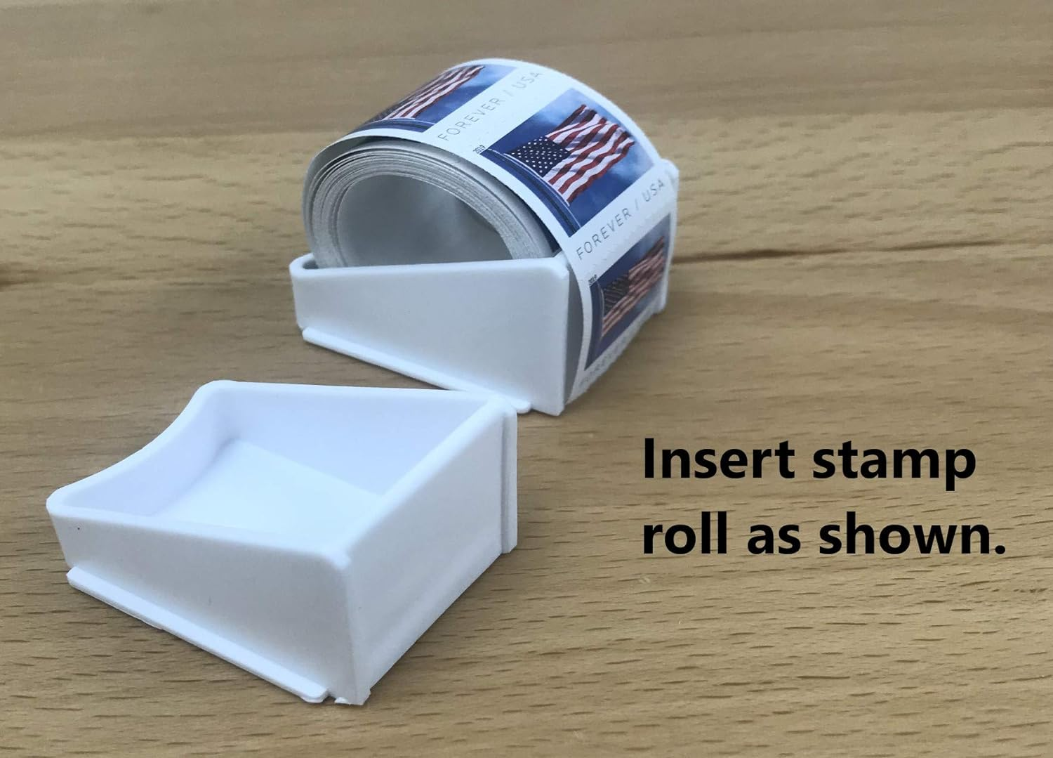 Postage Stamp r Roll of 100 Stamps Roll Holder US Forever (Stamps Not ...