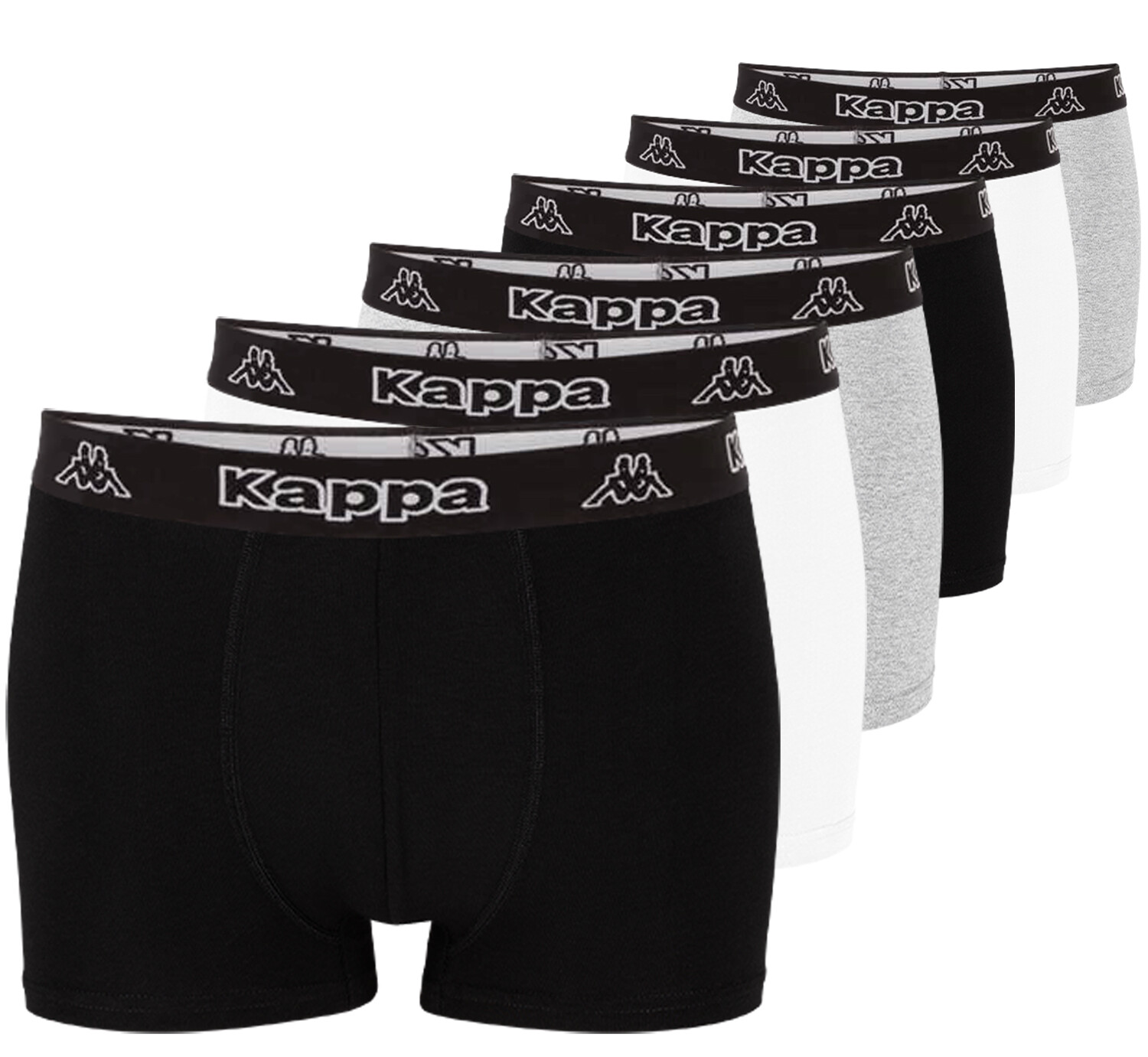 Kappa Boxershorts, Unterhosen, Pants, Unterwäsche, Boxer, 6er Pack ...