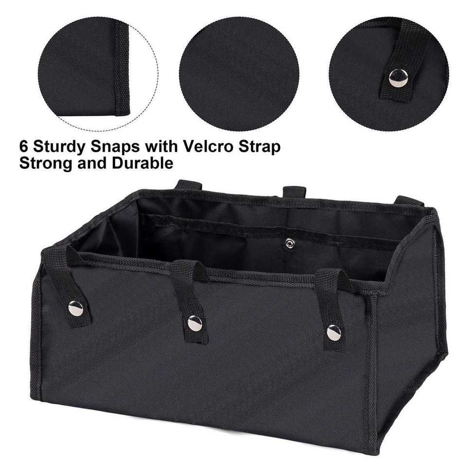 Under Seat Rollator Storage Bag Tote Black Basket for Walker 4 Wheel ...