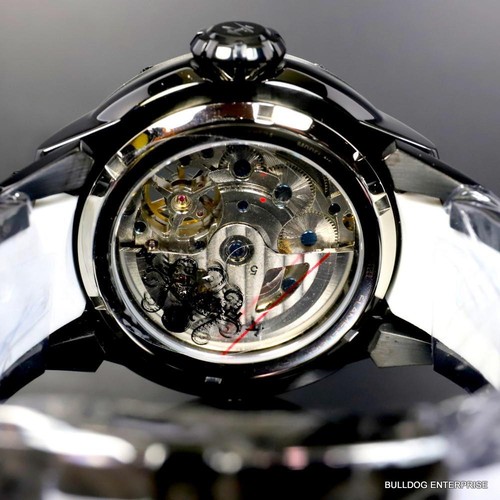 Invicta Reserve Kraken Abalone Double Open Heart Automatic Black Steel ...