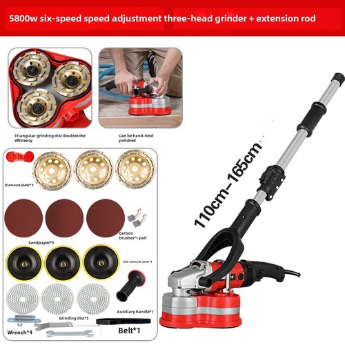 Cement Floor Grinder Concrete Magic Grinder Rough Planer Small Grinding ...