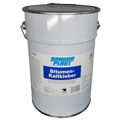 10L Bitumen Kaltkleber Bitumenkleber Dach lösemittelhaltige ...