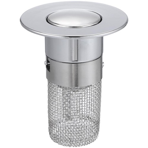 Push-type Bathroom Sink Drain Abs Bounce Core Stopper Anti-clogging ...