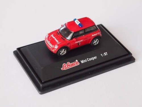 Schuco 1/87 Mini Cooper Fire Brigade 2 | eBay