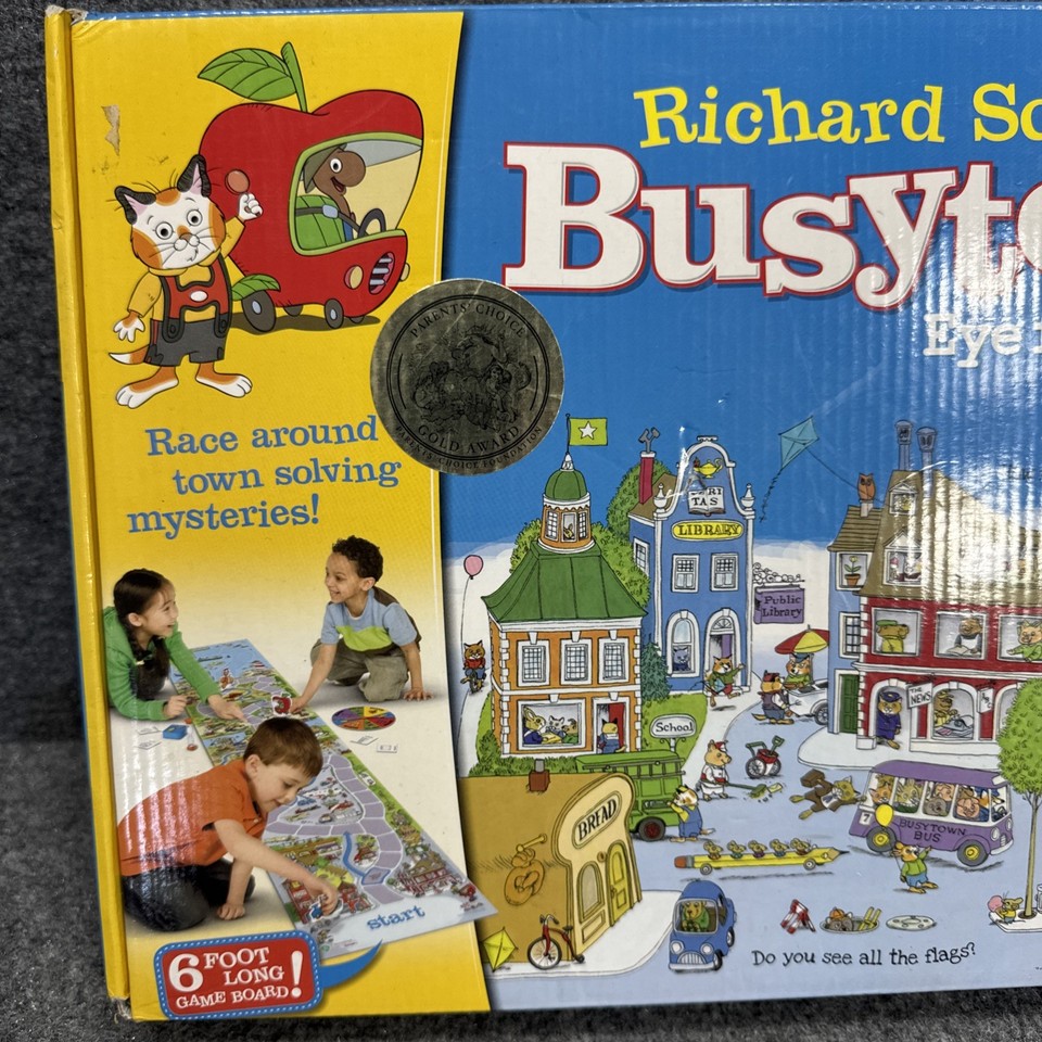 Richard Scarry's Busytown Eye Found It Game COMPLETE Ravensburger 2017 ...