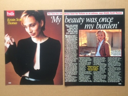 KRISTIN SCOTT THOMAS "Ex-Scrapbook 2022" Original Vintage Magazine ...
